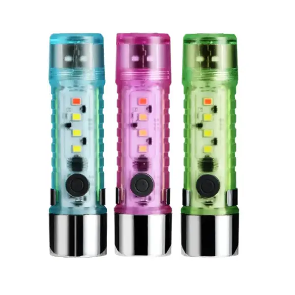 چراغ قوه دستی مدل شارژی کد USB ZJ-023 مجموعه 3 عددی